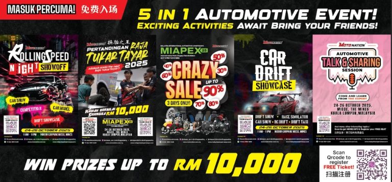 FREE Ticket to MIAPEX 2025 - Malaysia International Automotive & Parts ...